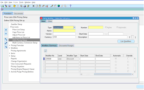 GSA Pricing Setup | ORACLE APPS COMMUNITY